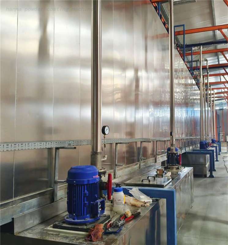 Spray Pretreatment for Metal Powder Coating System | on Industrial ...